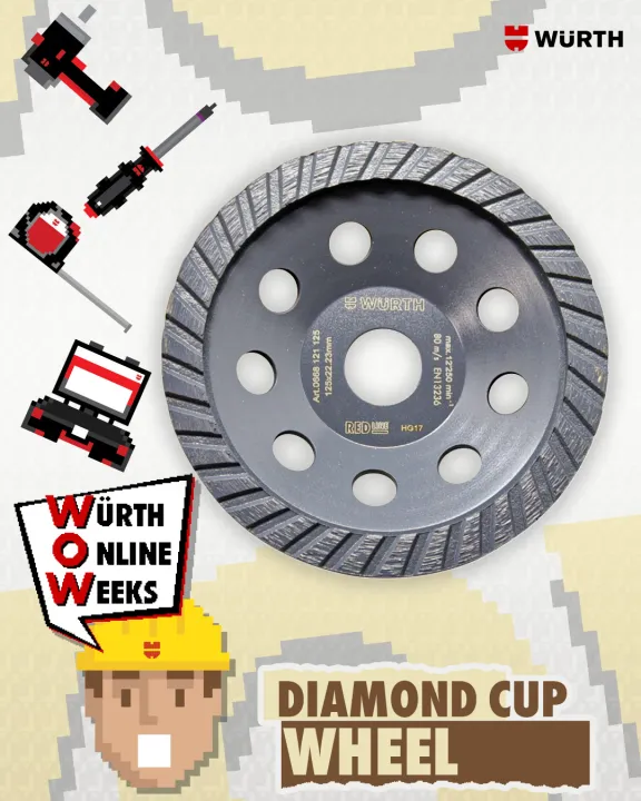 WURTH DIAMOND CUP WHEEL TURBO | Lazada PH