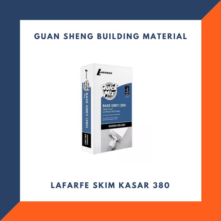 LAFARGE Quick Skim Grey 380 2kg-Kasar | Lazada