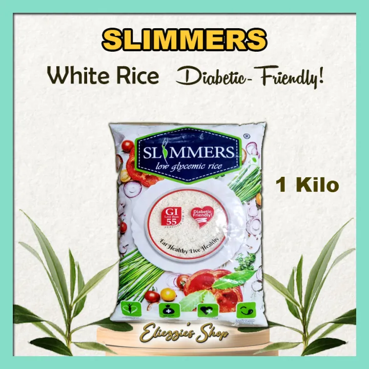 Slimmers Rice Low Glycemic White Rice Diabetic-Friendly 1kg | Lazada PH