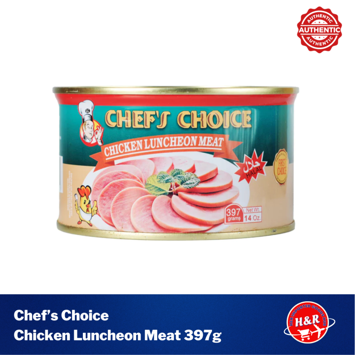 Chef'S Choice Chicken Luncheon Meat 397g | Lazada PH