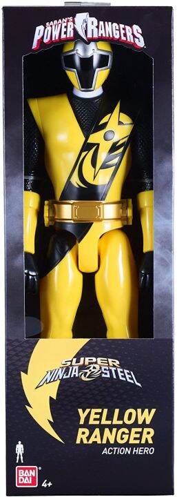 Power Rangers Super Ninja Steel Yellow Ranger Action Hero | Lazada PH