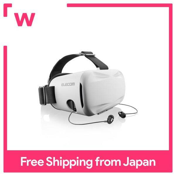 Elecom Kacamata Kacamata VR 3D untuk Jenis Telinga Bagian Dalam Dudukan Kepala [dengan Penutup ...