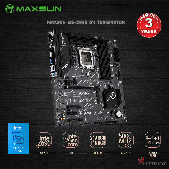 MAXSUN MS-Z690 D4 Terminator Motherboard | Lazada