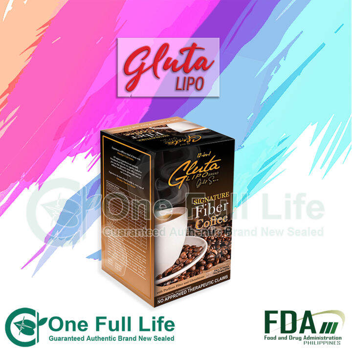 Gluta Lipo GlutaLipo Gold Series Signature FIBER COFFEE 1 Box | Lazada PH