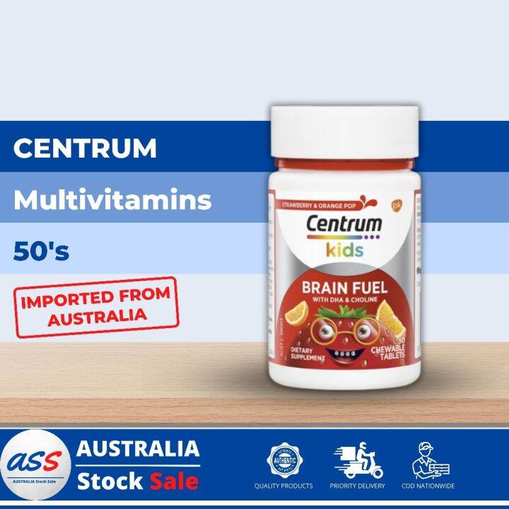 Centrum Kids Brain Fuel 50 Tablets | Lazada PH