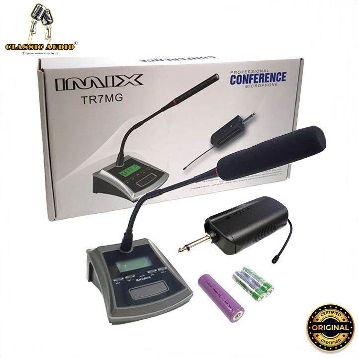 ORIGINAL IMIX PROFESSIONAL CONFERENCE WIRELESS MICROPHONE-TR7MG | Lazada PH
