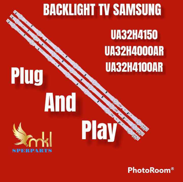 LAMPU BL BACKLIGHT LED TV SAMSUNG 32INC UA32H4000AR UA32H4100AR 7K 3V 32IN UA32H4100 UA32H4000 ...