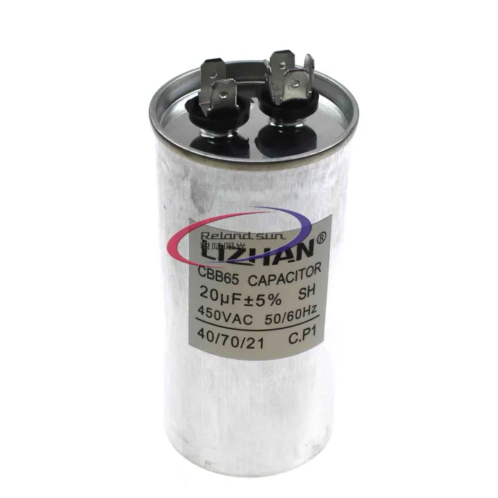 1PCS 450V AC Motor Capacitor Air Conditioner Compressor Start Capacitor ...