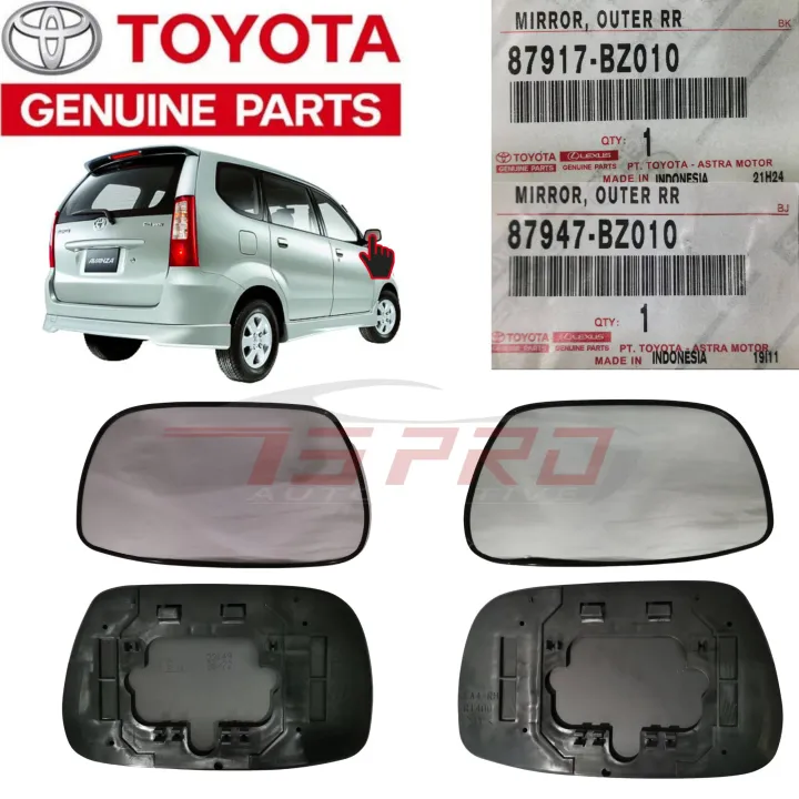 [1side] Toyota Avanza 2004-2011year F601 F602 Genuine Side Mirror Glass ...