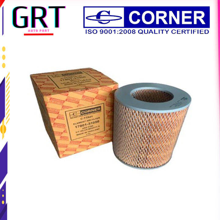 กรองอากาศ Corner Toyota Mighty X RN30-40 C-TTA01 17801-31050 | Lazada.co.th