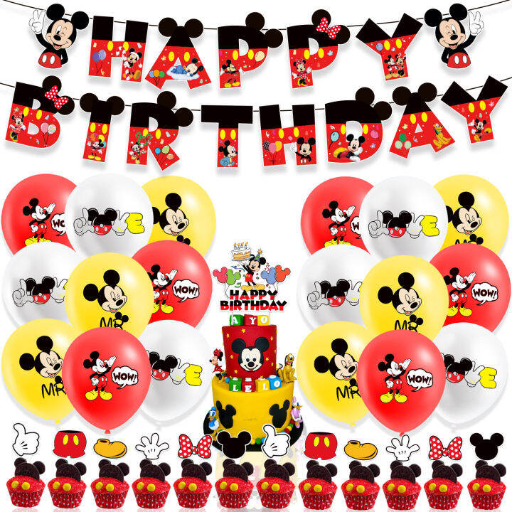 Fast Shipping Disneys Mickeys Mouses Birthday Party Decoration Mickeys ...