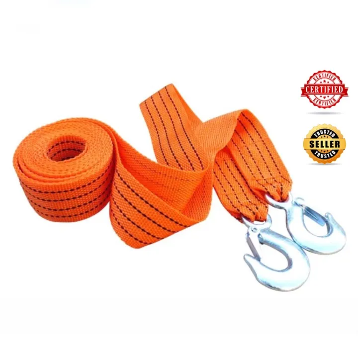 HEAVY DUTY 3000KG CAR PULL TOWING ROPE TOWING CABLE NYLON | Lazada PH