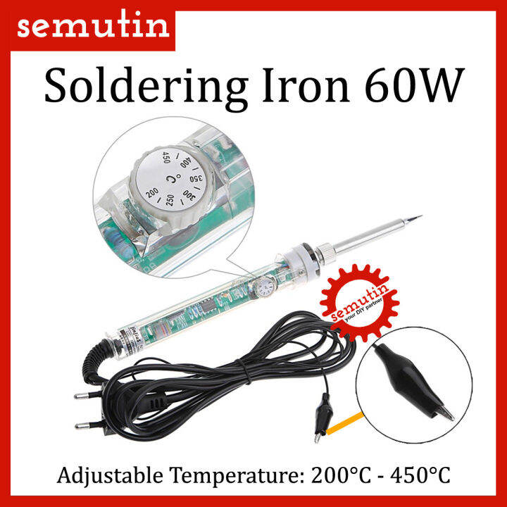 Solder Transparan 60W Model 907 / Suhu Diatur 200C - 450C / Adjustable Temperature | Lazada ...