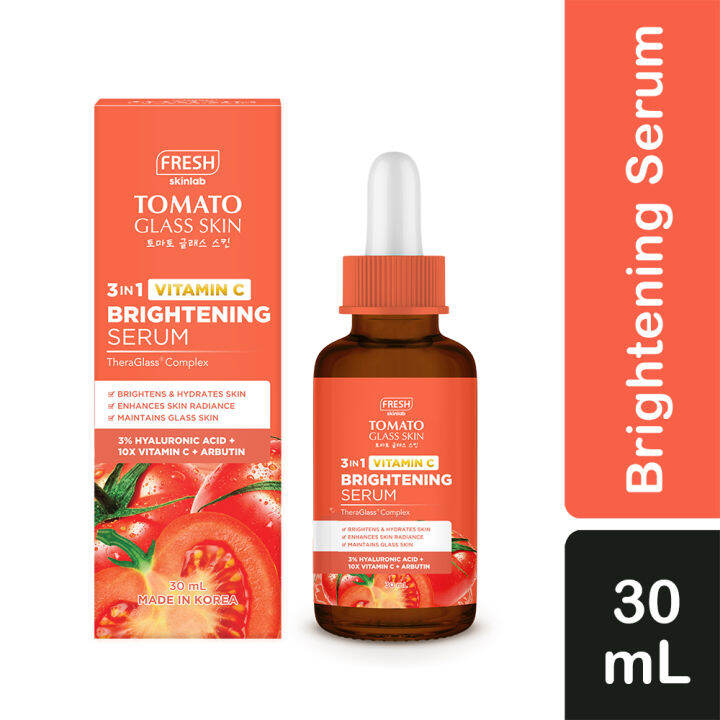FRESH Skinlab Tomato Glass Skin 3in1 Vitamin C Brightening Serum 30 mL ...