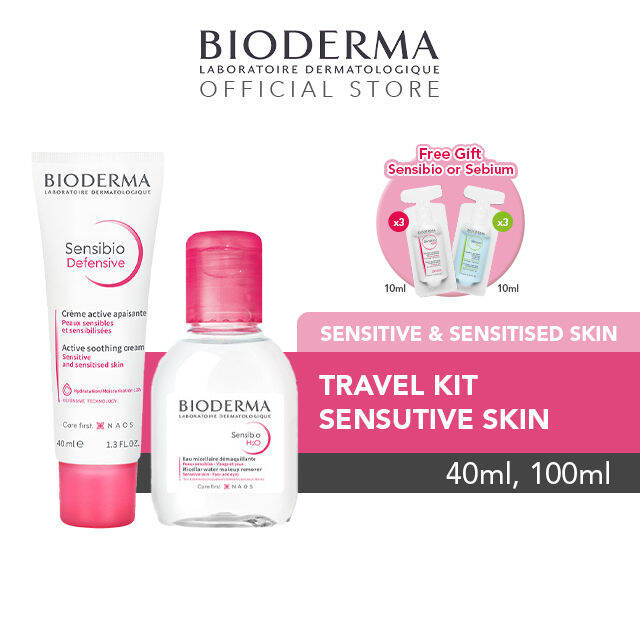 [Bundle Set] Bioderma Official Store Travel Kit (Sensitive Range) | Lazada