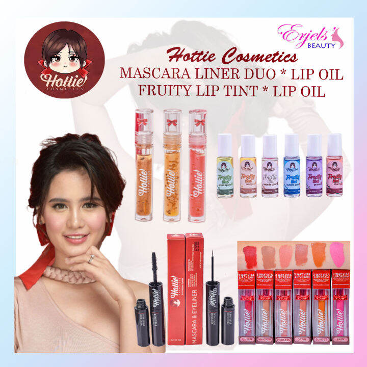 HOTTIE COSMETICS by SiliQueen Mascara Duo | Lip Oil | Fruity Tint | 3 ...