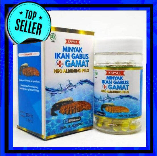 Minyak Ikan Gabus Plus Gamat 60 Kapsul - Neo Albumino Plus Gamat Emas Ikan Kutuk | Lazada Indonesia