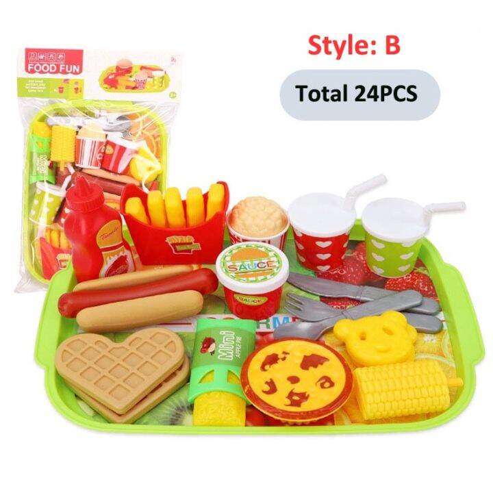 HAPPY LITTLE CHEF TOY MINI BURGER TOY SET | Lazada PH