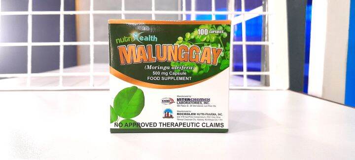 Nutrihealth Malunggay 500mg (100 Capsules) | Lazada PH