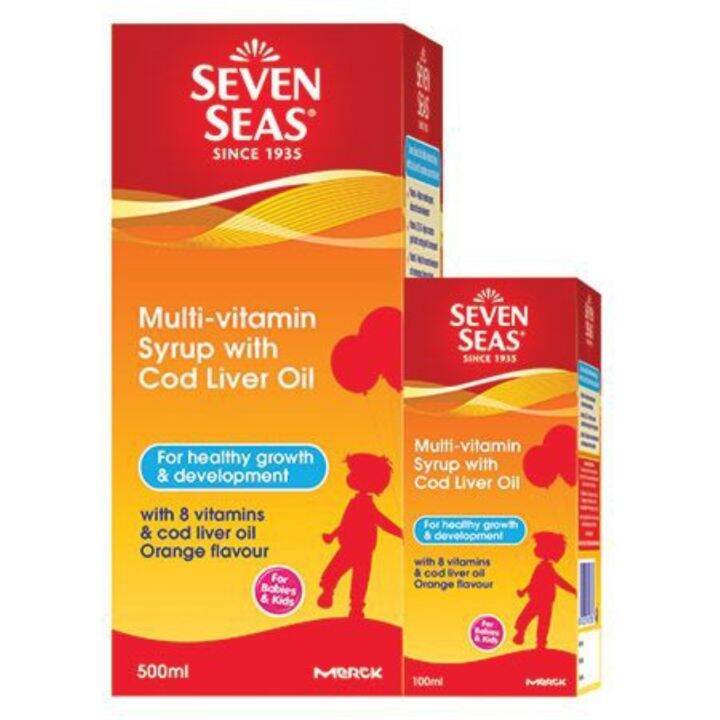 [COD]biduanc4234534 SEVEN SEAS Multi-vitamin Syrup with Cod Liver Oil ...