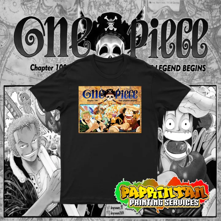 ONE PIECE CHAPTER 100 COVER TSHIRT | Lazada PH