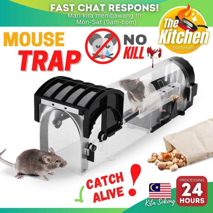 Pro-Kill Humane Mouse Rat Mice Trap No Kill Live Catch Pet Safe Home ...