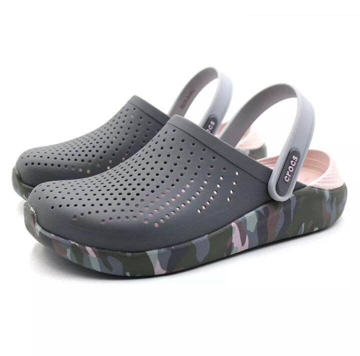 รองเท้า CROCS ลำลองหญิง Crocs LiteRide Clog Camo สินค้าพร้อมส่งจากไทย ...