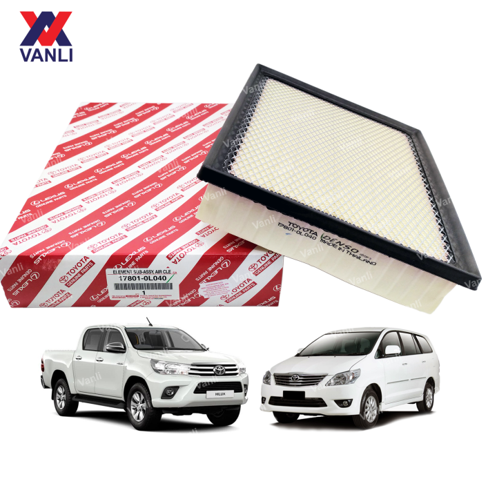 Toyota Air Filter for Toyota Hilux / Innova / Fortuner - 17801-0L040 ...