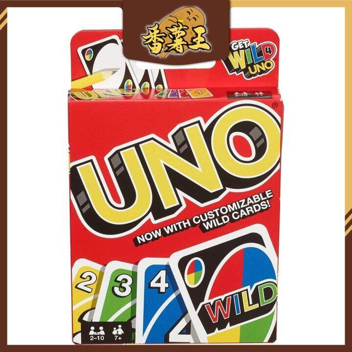 【爆款游戏】AD UNO Cards Game Cards (NEW PACKAGING) With Customizable Wild ...