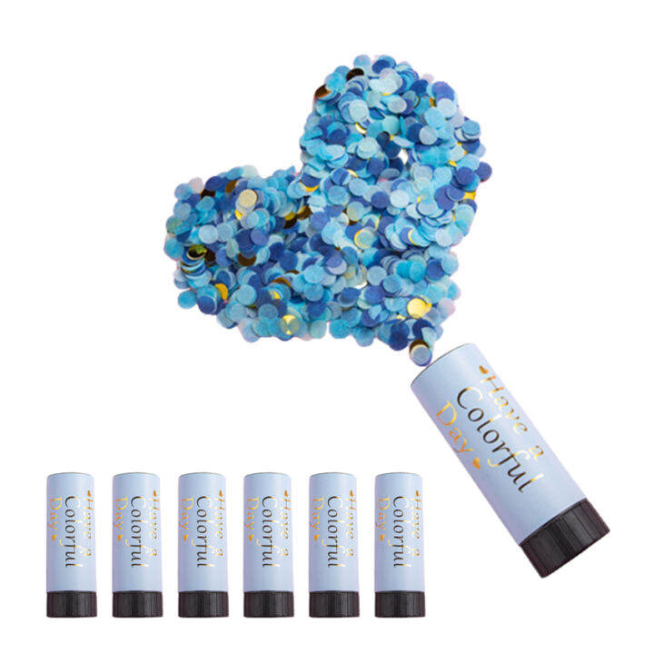 6-Pack Confetti Cannons,Confetti ย่อยสลายได้,Party Paper Cannon ...