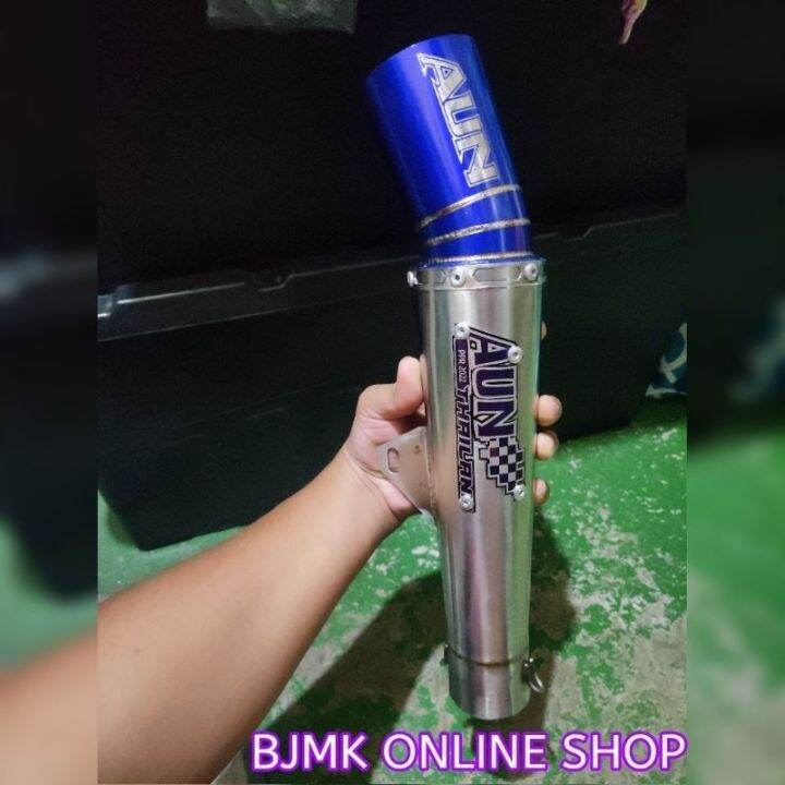 STAINLESS OPEN PIPE NEW DESIGN AUN EMBLEM 2022 (REPLICA) 51mm TUBE TYPE ...