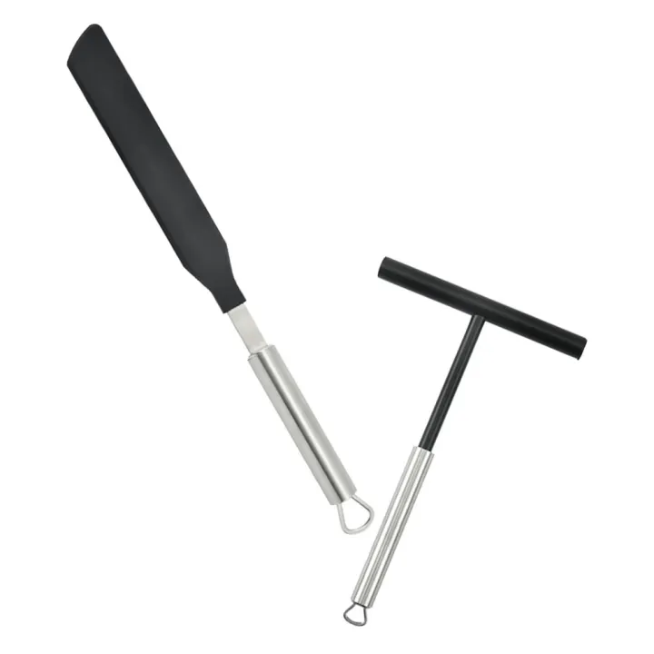 [ใหม่ H] ไม้พายเครป S Preader มีดโกนเค้กแพนเค้กครีมไอซิ่งเครื่องมือเนย ...