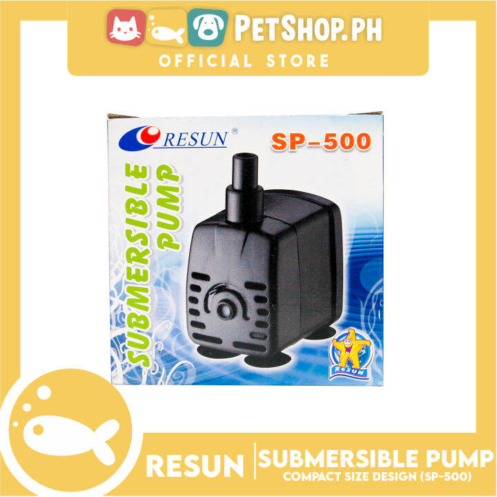 Resun Submersible Water Pump SP-500 for Fish Tank, Pond, Aquarium ...