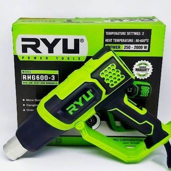 TEKIRO RYU HOT GUN RHG 600-3 / RYU HEAT GUN MESIN PEMANAS SABLON ...