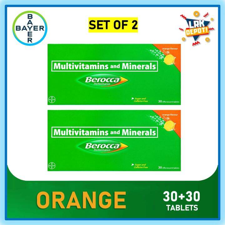 Berocca Orange Flavor (BUNDLE 30 + 30s Effervescent Tablets) BUY 1 TAKE ...