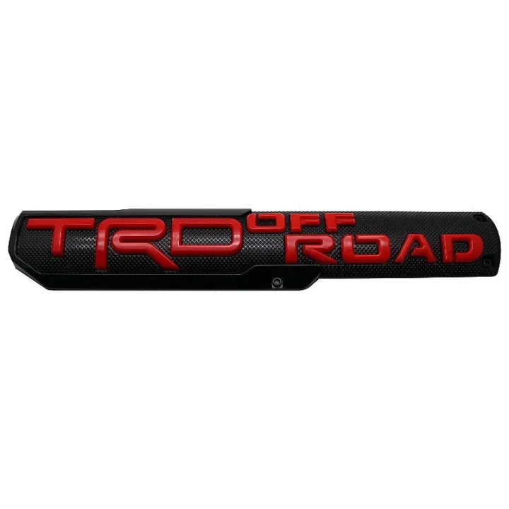49FSG TRD OFF ROAD Car Emblem Badge For Toyota Hilux / Conquest / Revo ...