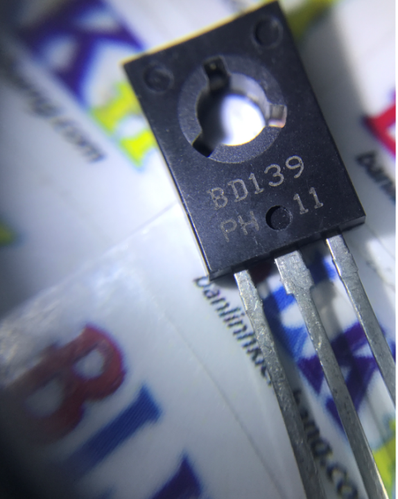 combo 3 con IC Transistor NPN BD139 80V 1.5A TO-126 chính hãng STMicroelectronics/ PHILIPS ...