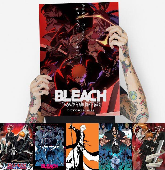 Bleach A3 A4 Poster Anime Home Gaming Room Decor Wall Posters T63 ...