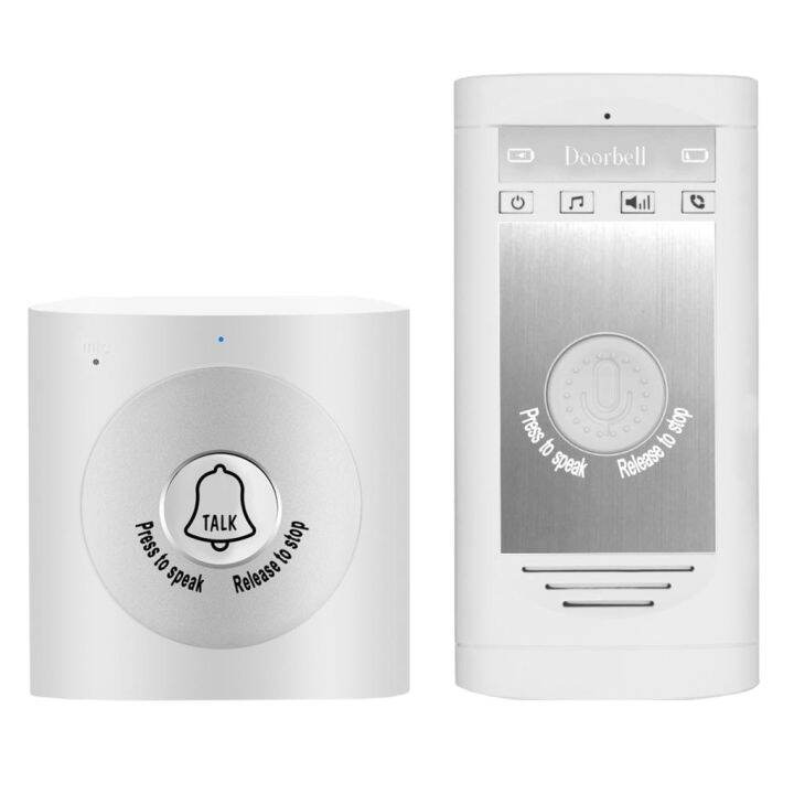 Two-way Talk Voice Intercom Door Bell Wireless Doorbell Interphone ...