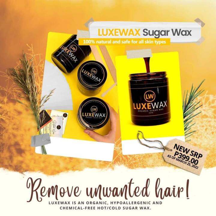 LUXE WAX ORGANIC SUGAR WAX | Lazada PH