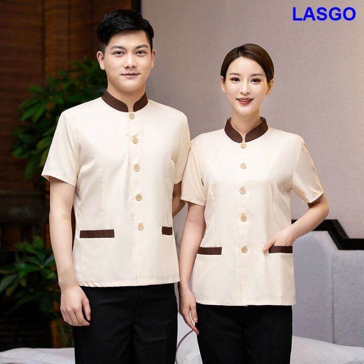 Cleaning Work Clothes Long-Sleeved Female Property Shopping Mall Hotel ...