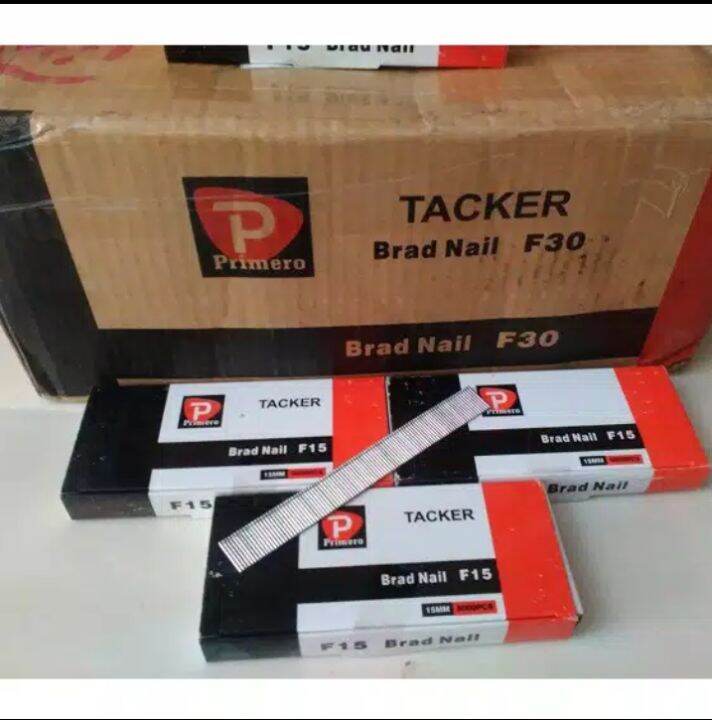 Isi Paku Tembak Staples 5000pcs 15mm NAILER F15 Brad Nailer | Lazada ...