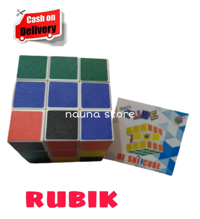 MAINAN RUBIK 3 X 3 / RUBIKS CUBE/ ALAT PERMAINAN ASAH OTAK/ RUBIK MURAH ...
