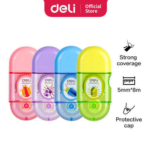 Correction Tape DELI COMIKO - TIPE EX- alat tulis kantor lucu kerja ...