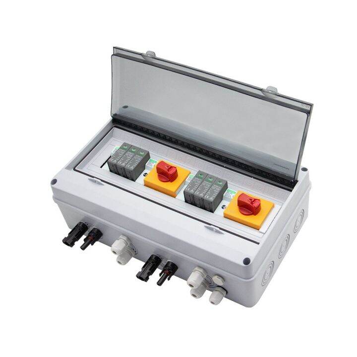 1000V Combiner Box 1000V DC SPD 2 Input 2 Output 2 String Solar Brand ...