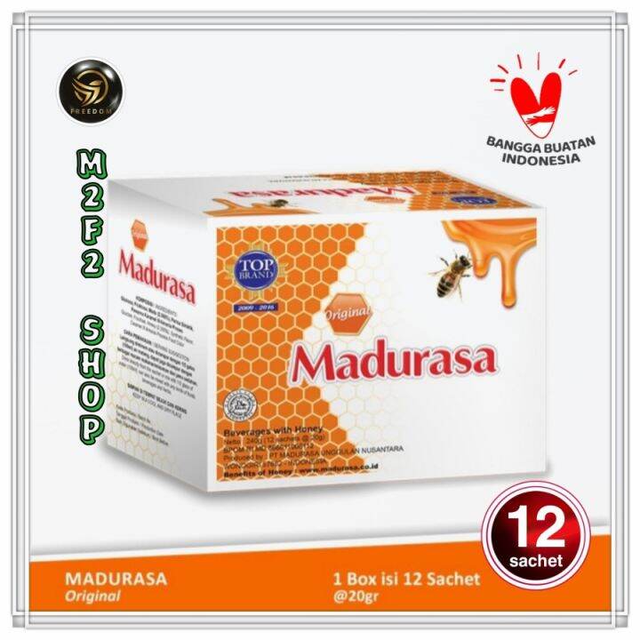 Madurasa Minuman Madu Asli Rasa Original Sachet - 20 gr (Kemasan Pack ...
