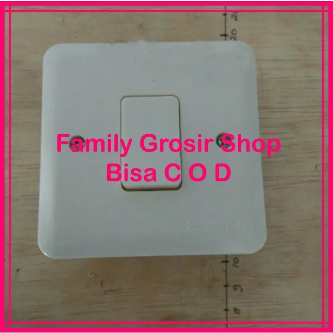 Saklar Engkel Inbow Saklar Tunggal Tanam Murah / Alat Listrik | Lazada ...