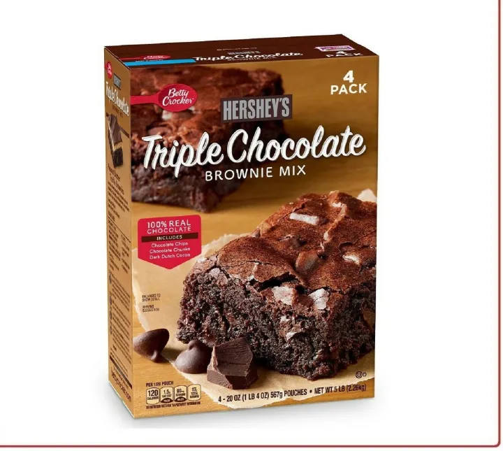 Betty Crocker Triple Chocolate Brownie Mix (20 oz.) 4 pack | Lazada PH