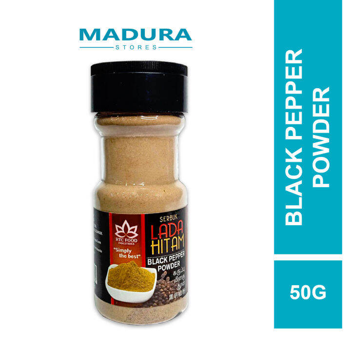 RTC Black Pepper Powder 50g | Lazada