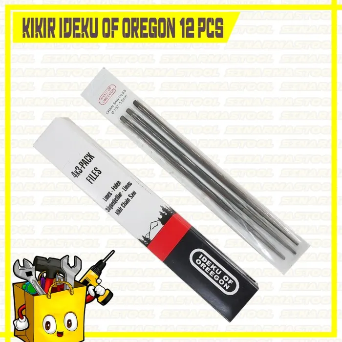 Kikir Chainsaw Kikir Bulat ideku of OREGON Blister 4 x 3Pcs 12 Pcs | Lazada Indonesia